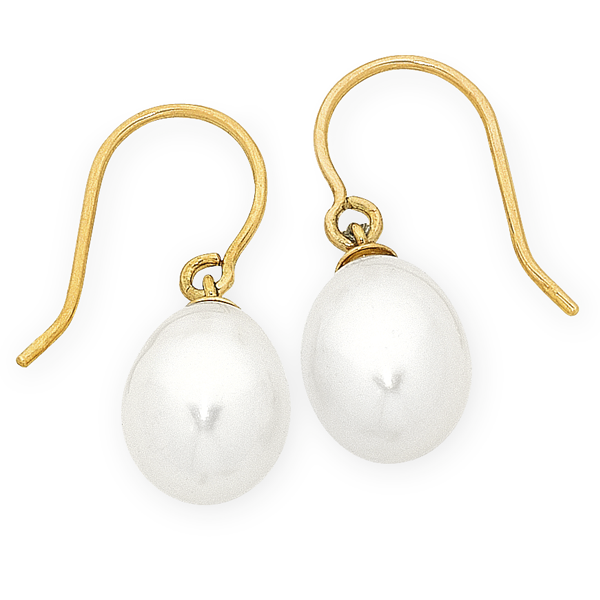 9ct Gold Freshwater Pearl Earrings – Stapleton Jewellers